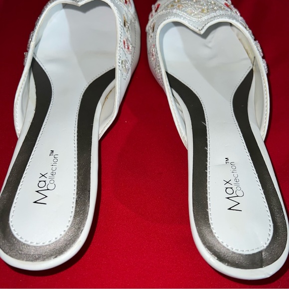 max collection | Shoes | Max Collection Womens White Mules Size 9 New | Poshmark